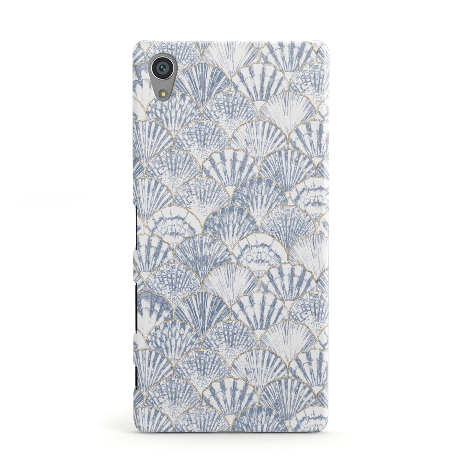 Blue Seashell Pattern Sony Case – Dyefor