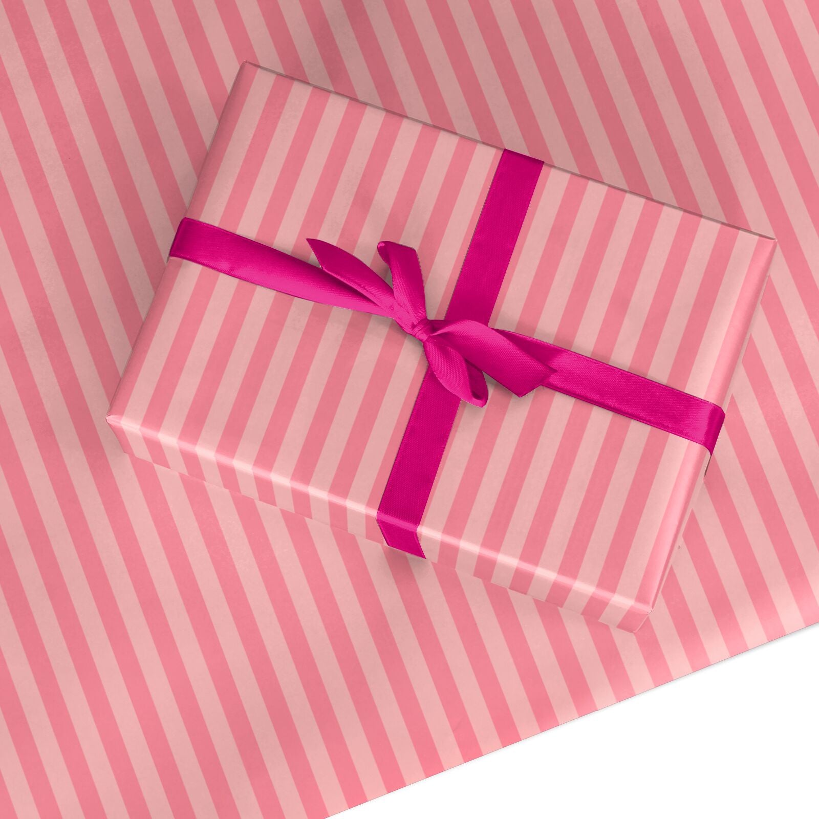 Blush Pink Striped Wrapping Paper – Dyefor