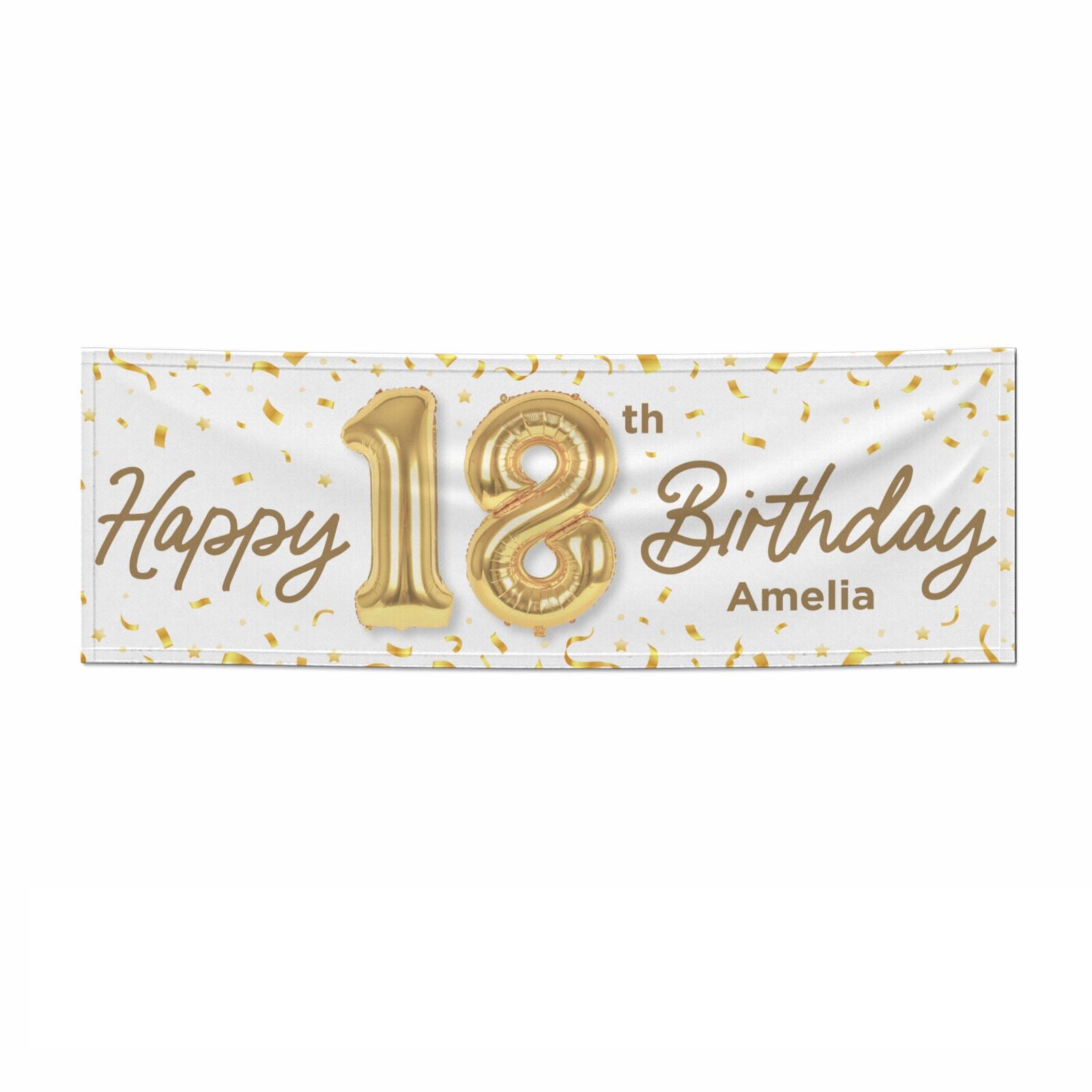 Personalised 18th Birthday Banner – Dyefor