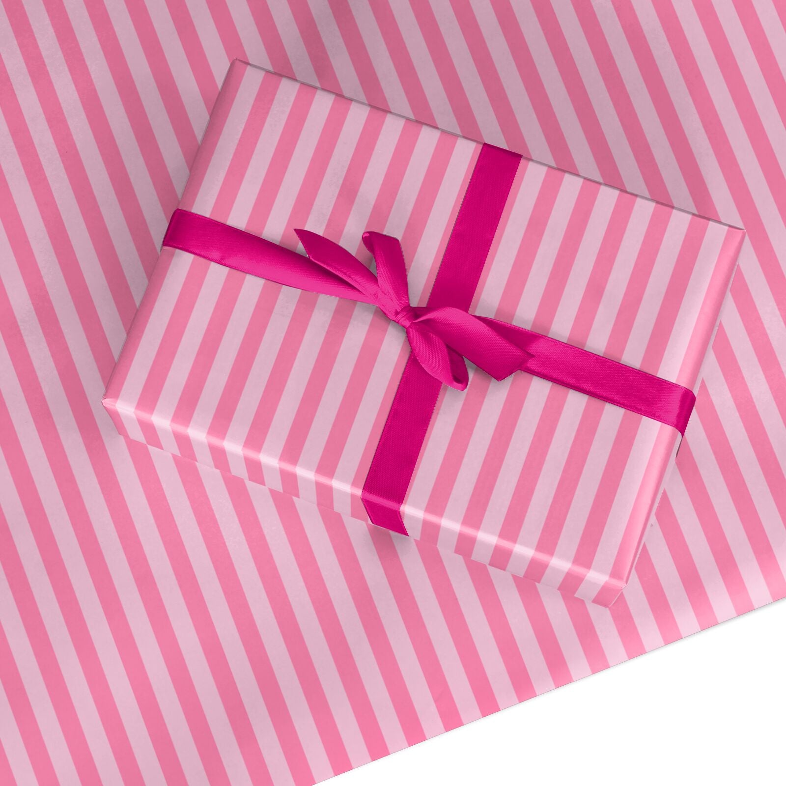 Soft Pink Stripe Wrapping Paper – Dyefor