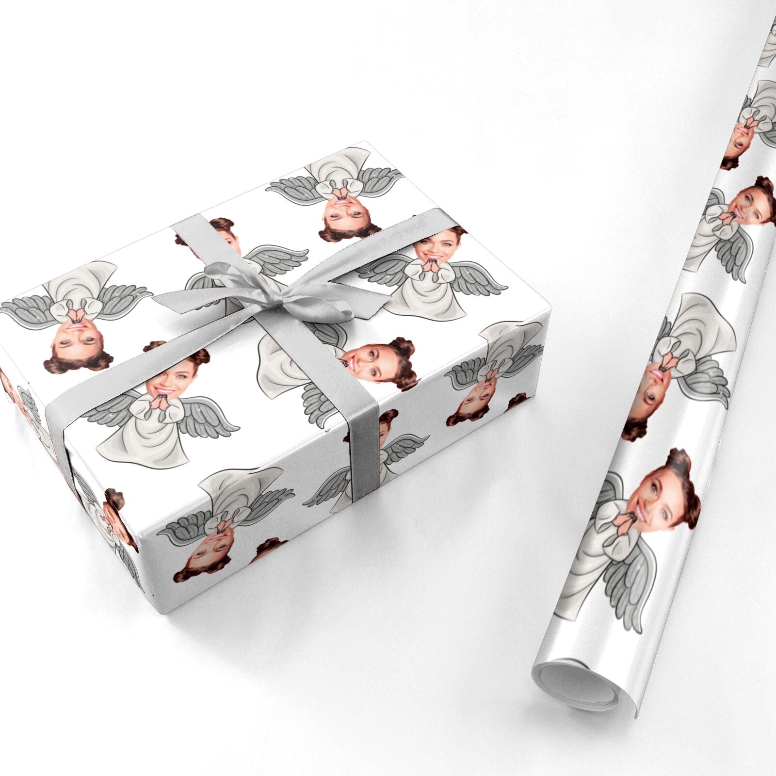 Angel Photo Face Wrapping Paper – Dyefor