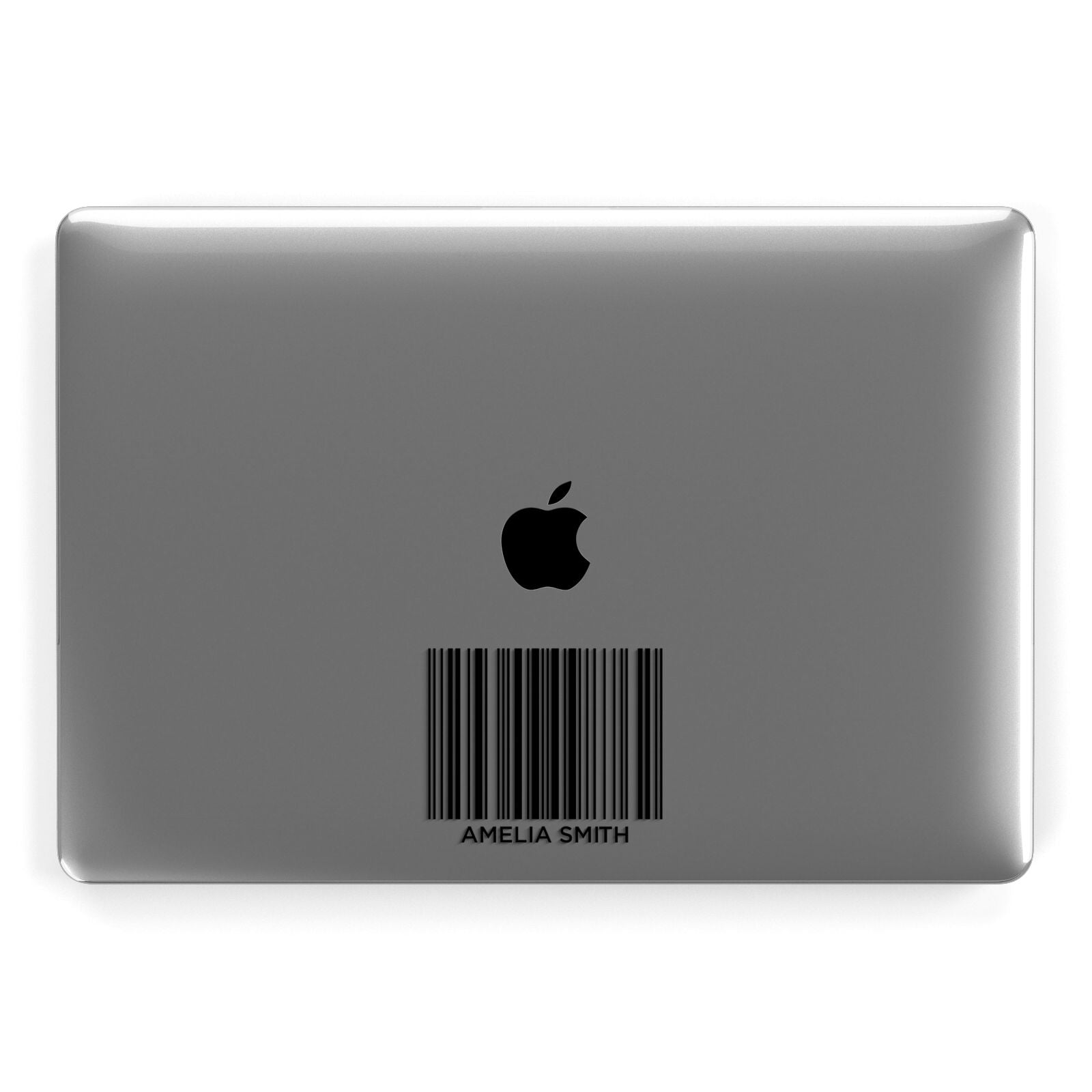 Barcode with Text Macbook Case – Dyefor