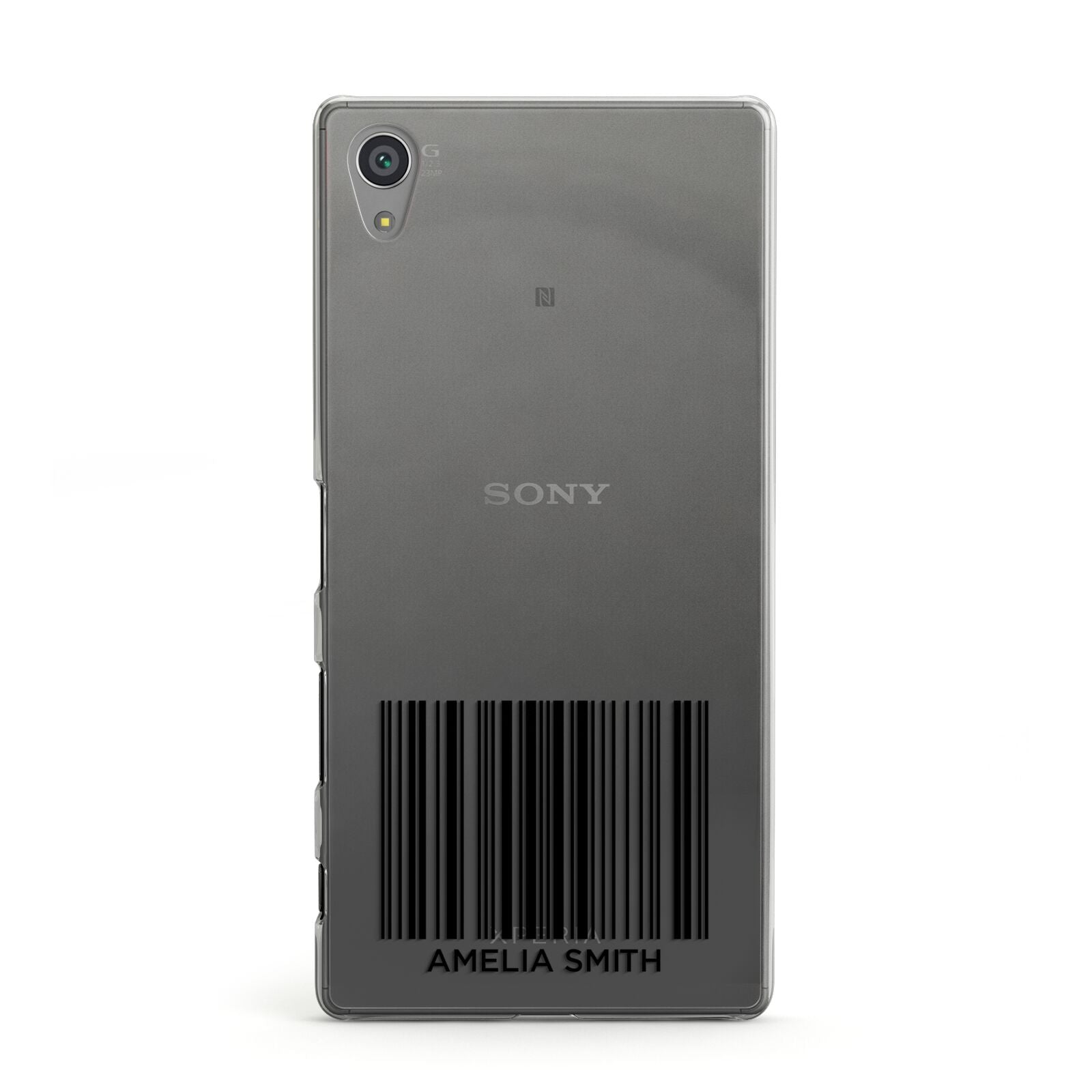 Barcode with Text Sony Case – Dyefor