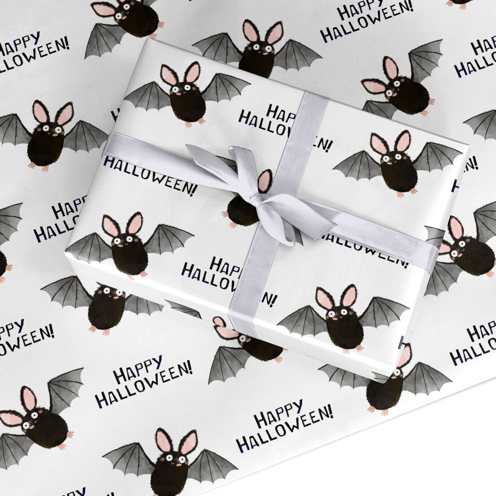 Bat Illustration Wrapping Paper – Dyefor