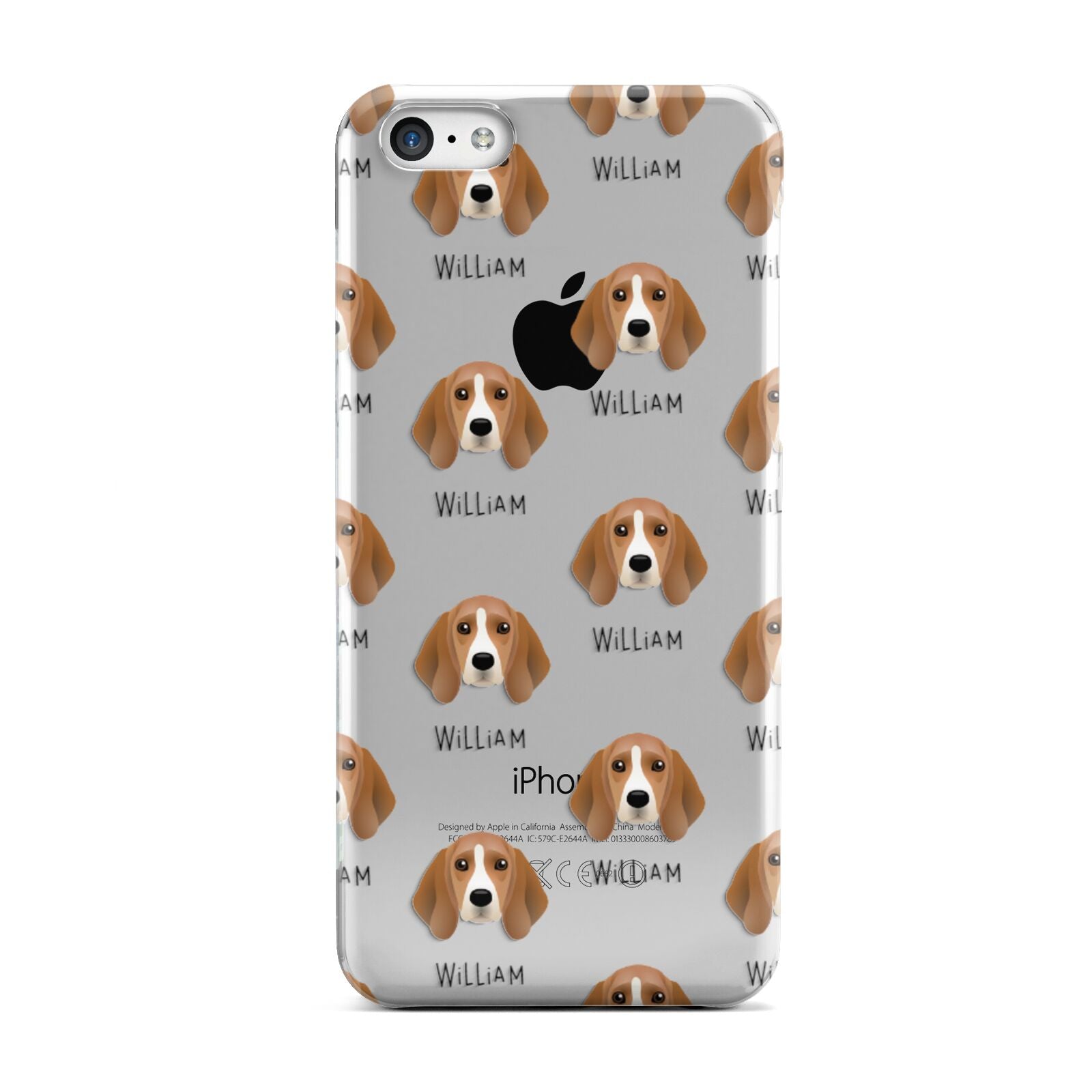 Beagle Icon with Name iPhone Case – Dyefor