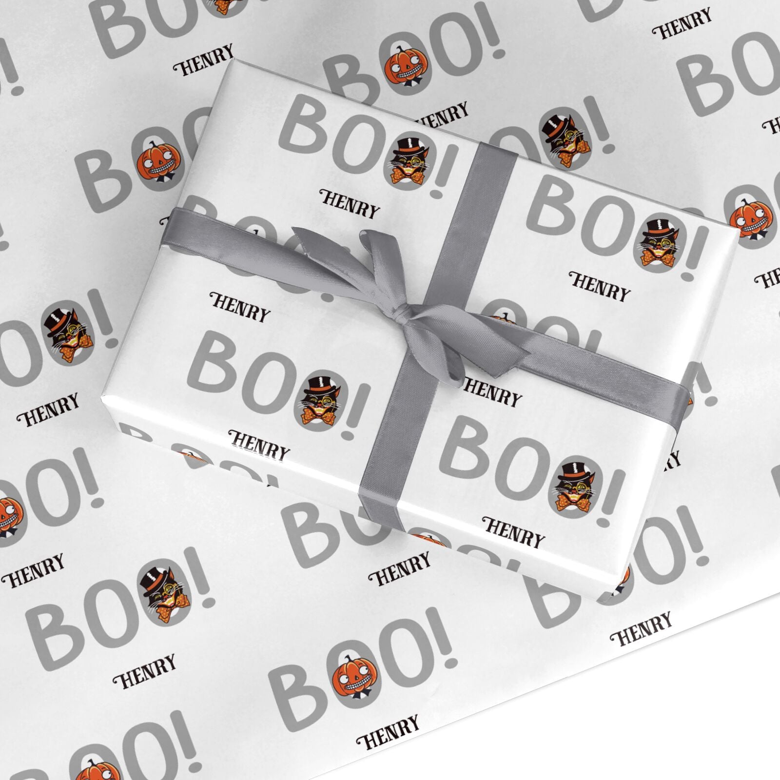 Boo Personalised Wrapping Paper – Dyefor