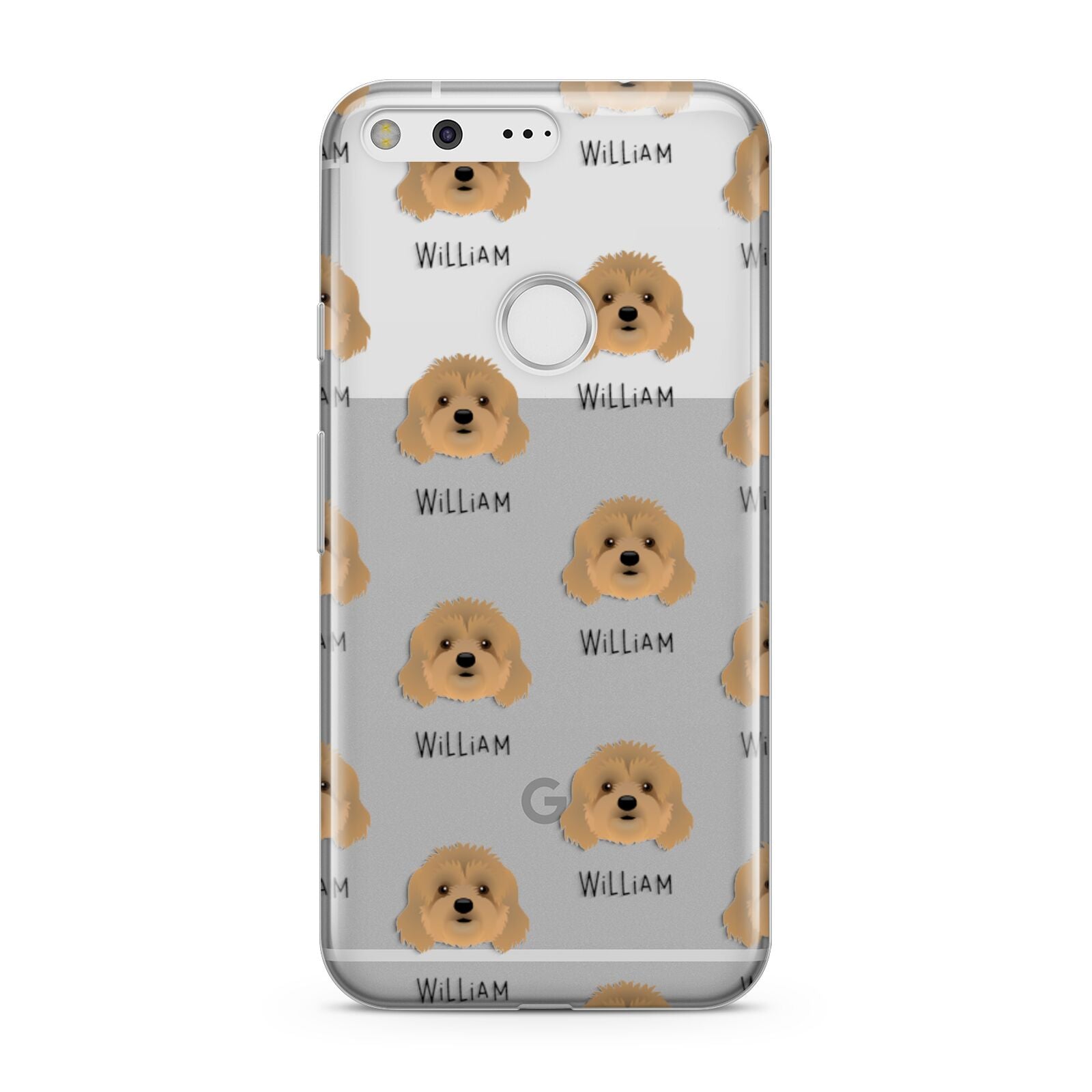 Cavapoo Icon with Name Google Case – Dyefor