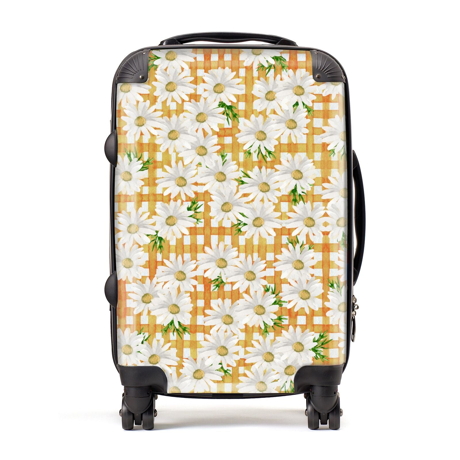 Checkered Daisy Suitcase – Dyefor