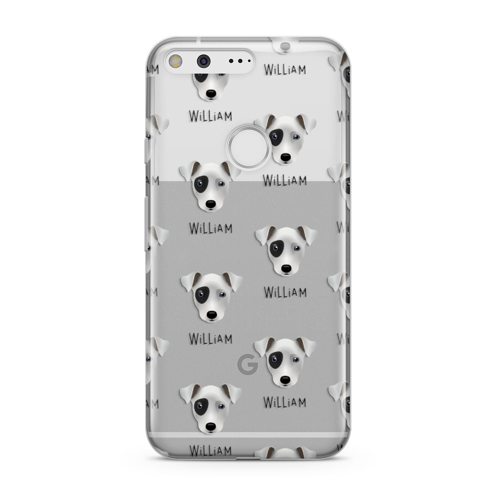 Chi Staffy Bull Icon with Name Google Case – Dyefor
