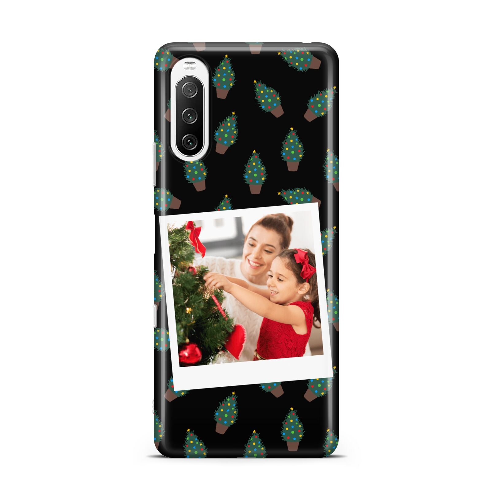 Christmas Tree Polaroid Photo Sony Case – Dyefor
