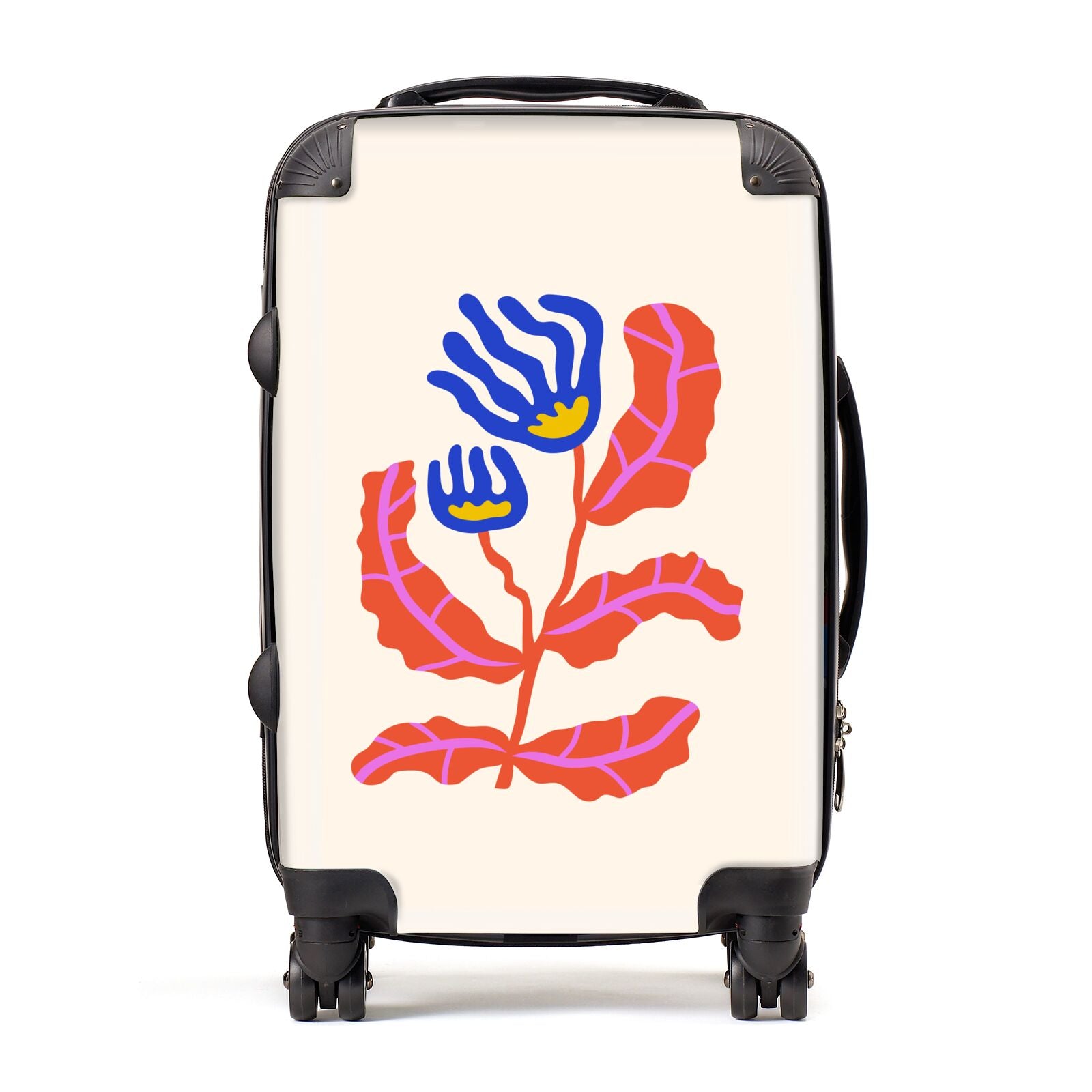 Contemporary Floral Suitcase – Dyefor