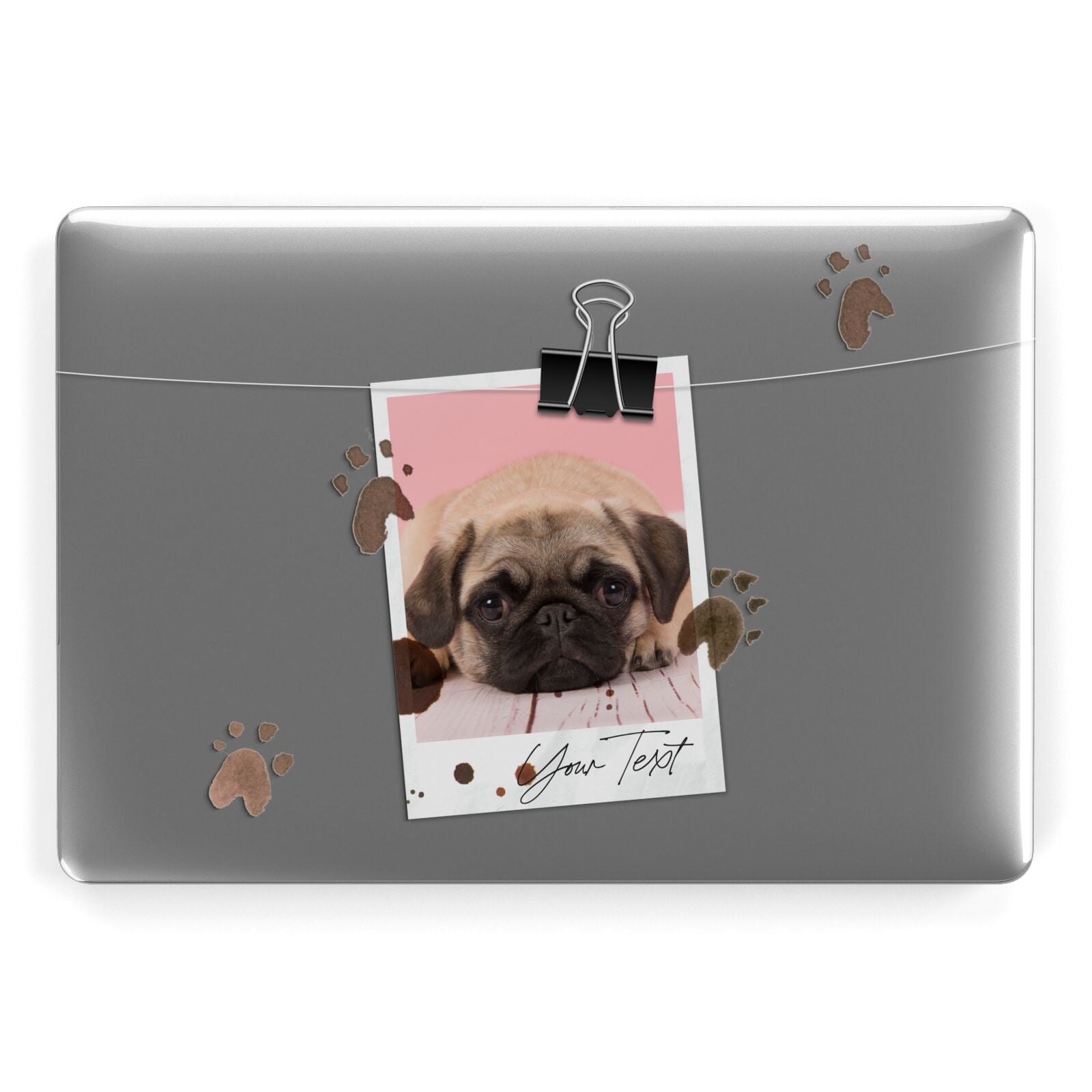 Custom Dog Picture with Name Macbook Case – Dyefor