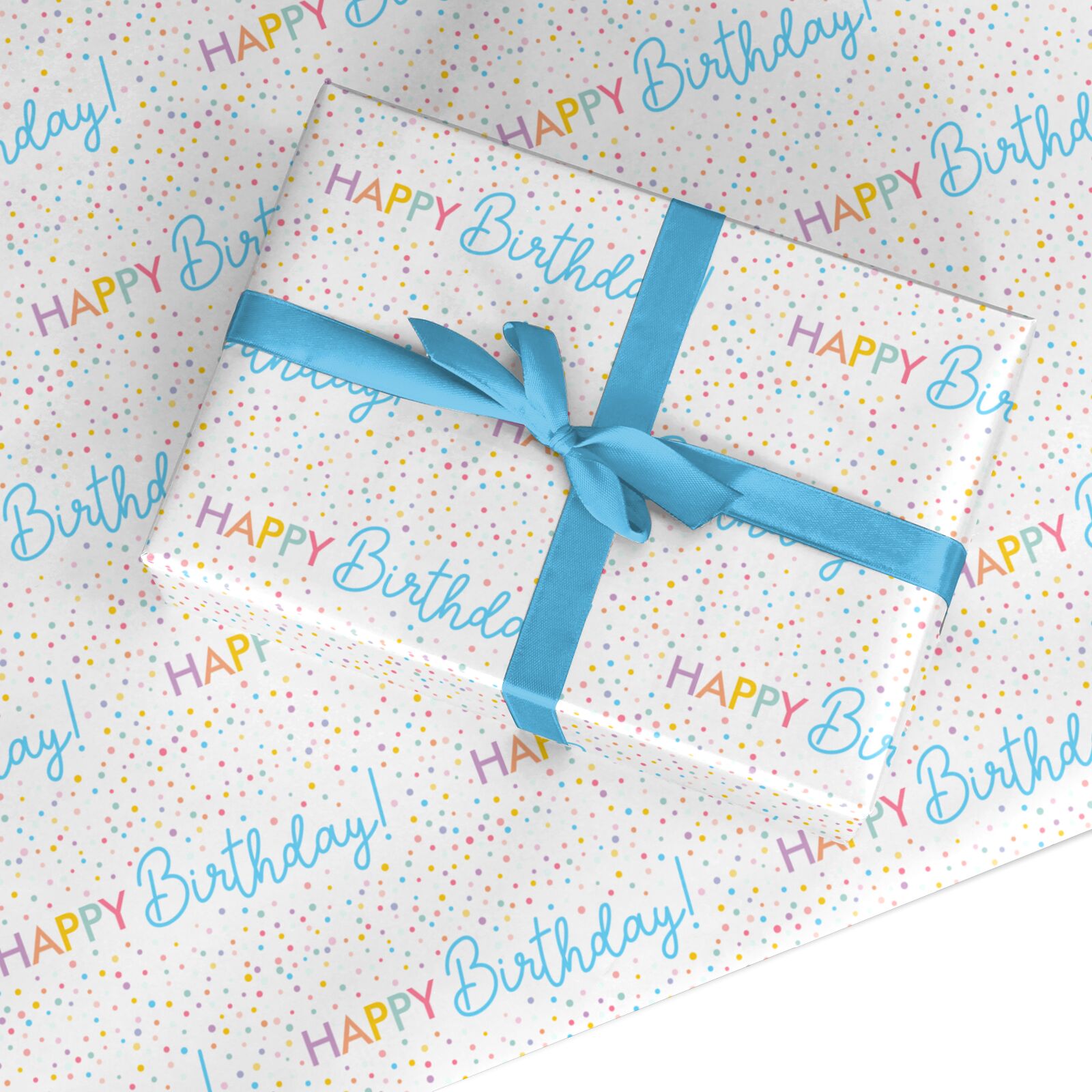 Simple Birthday Wrapping Paper