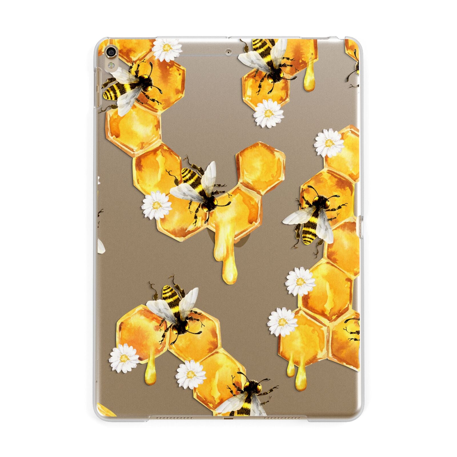 Honeycomb with Bees and Daisies iPad Case – Dyefor