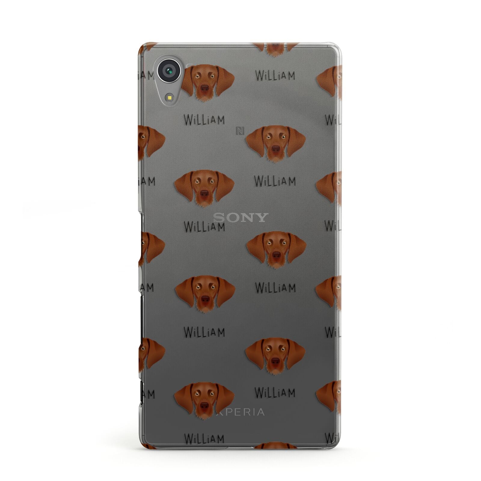 Hungarian Vizsla Icon with Name Sony Case – Dyefor