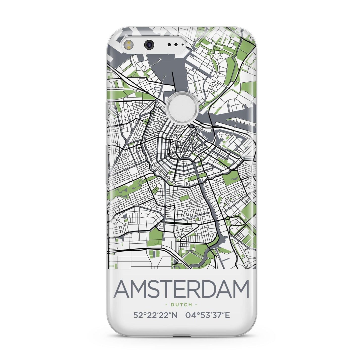 Map of Amsterdam Google Case – Dyefor