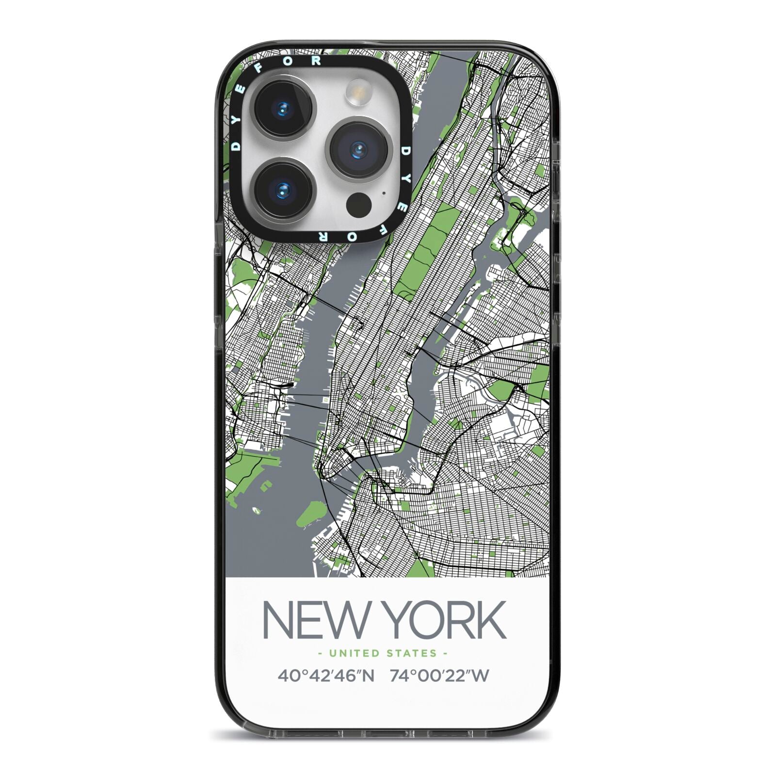Map of New York iPhone Case – Dyefor
