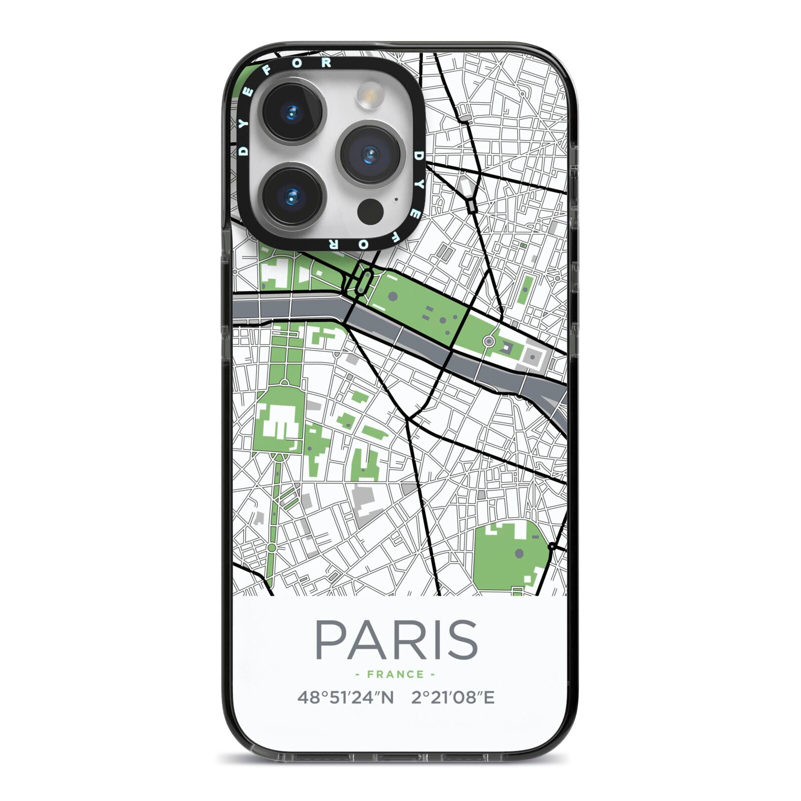 Map of Paris iPhone Case – Dyefor