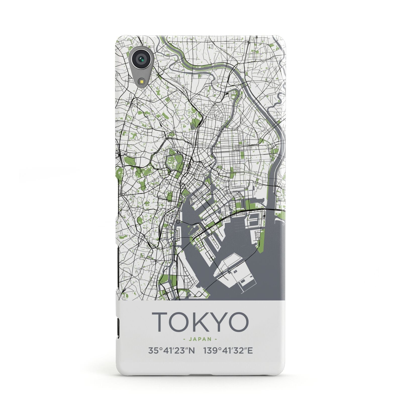 Map of Tokyo Sony Case – Dyefor