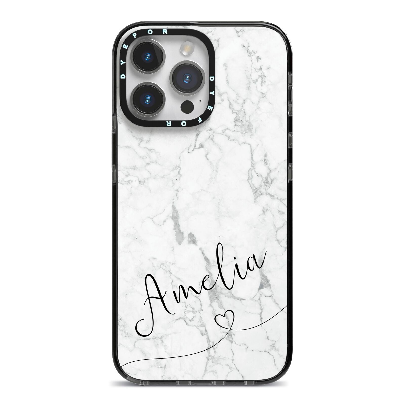 Marble with Custom Name iPhone Case – Dyefor