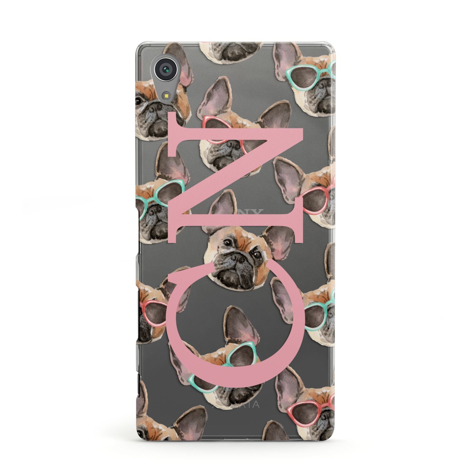 Monogrammed French Bulldog Sony Case – Dyefor