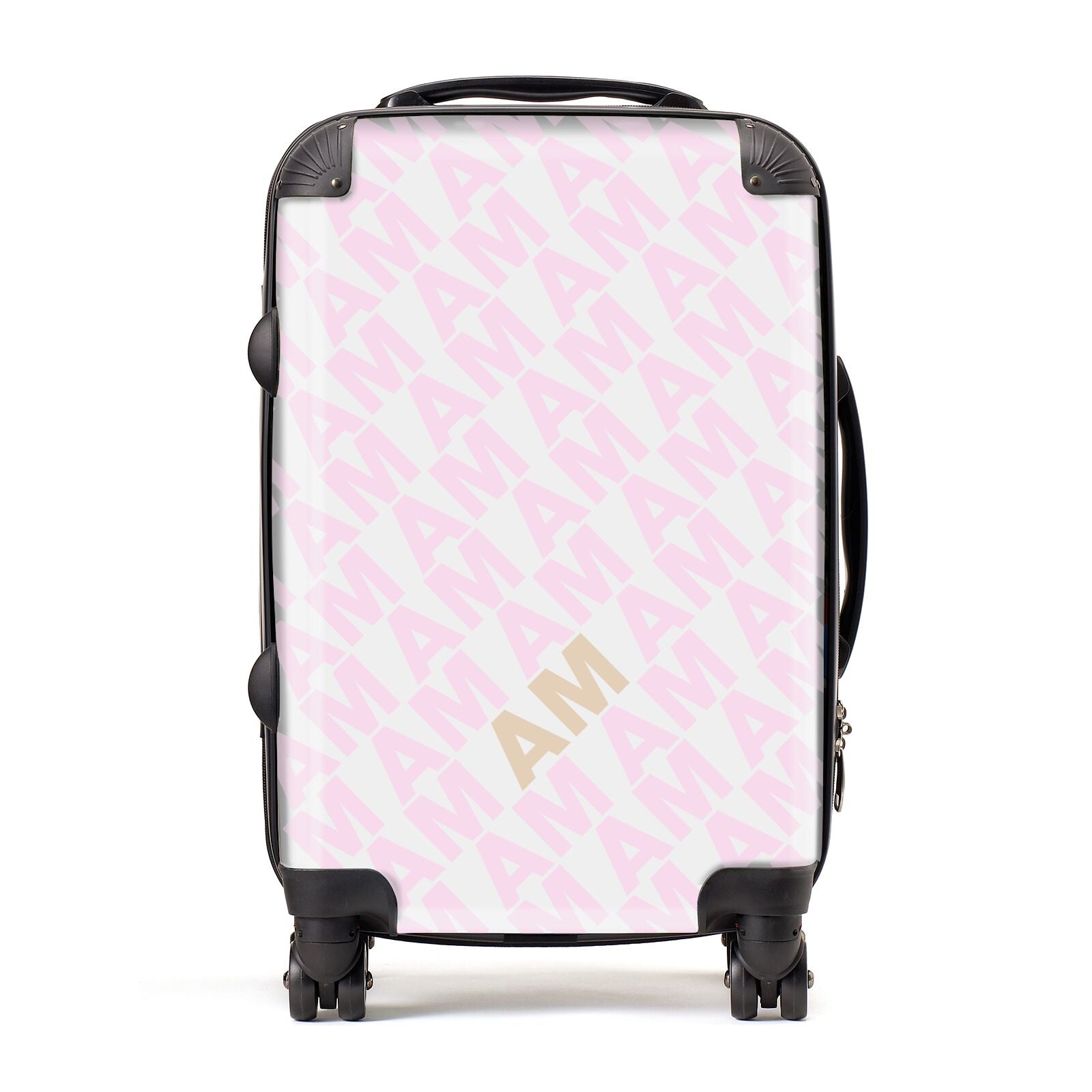 Personalised Diagonal Bold Initials Suitcase – Dyefor