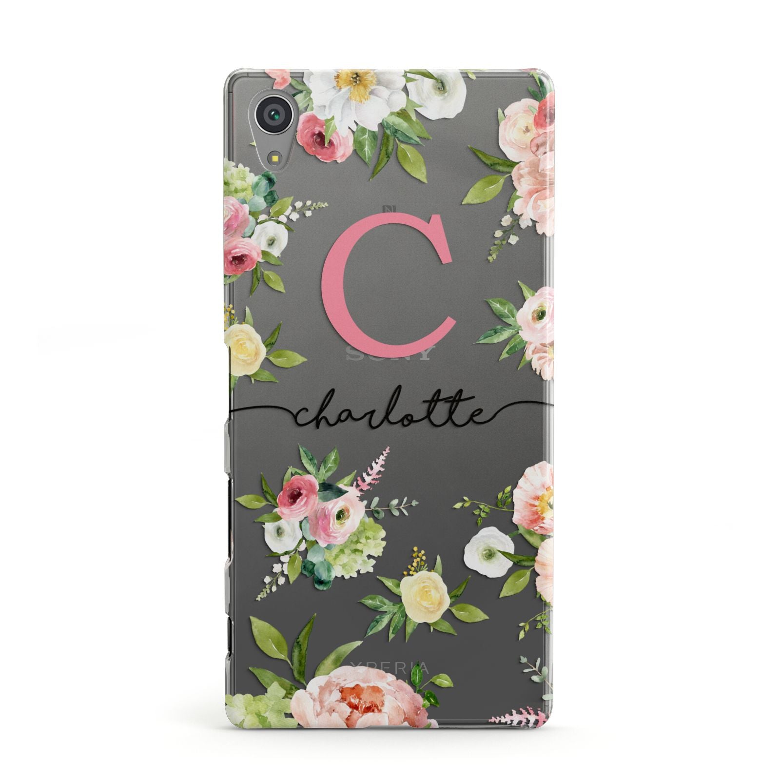 Personalised Floral Sony Case – Dyefor