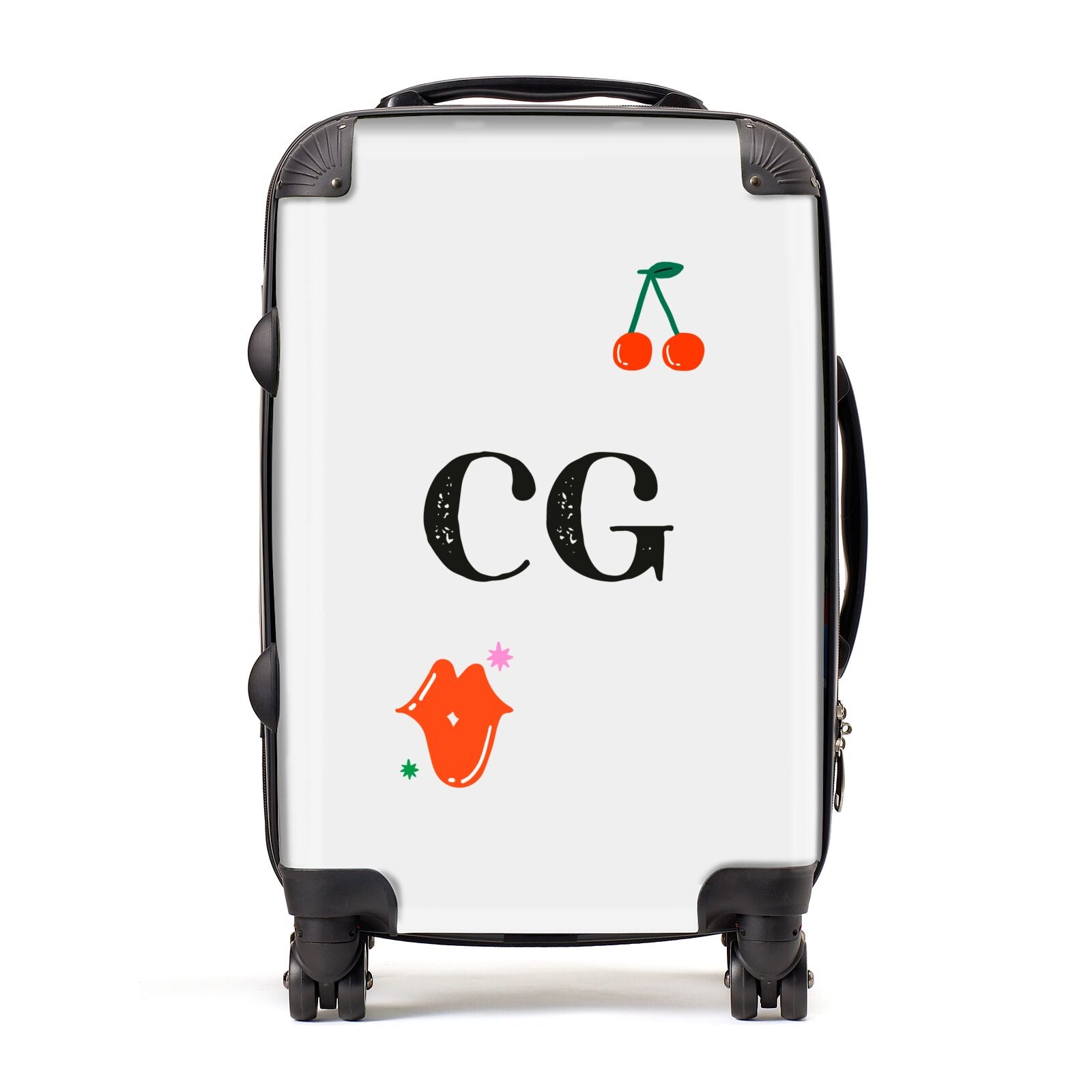 Personalised Initials Cherry Suitcase – Dyefor