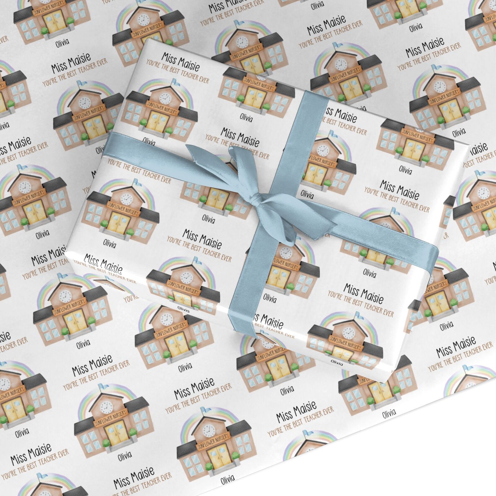 Thank You Teacher Wrapping Paper | Dyefor