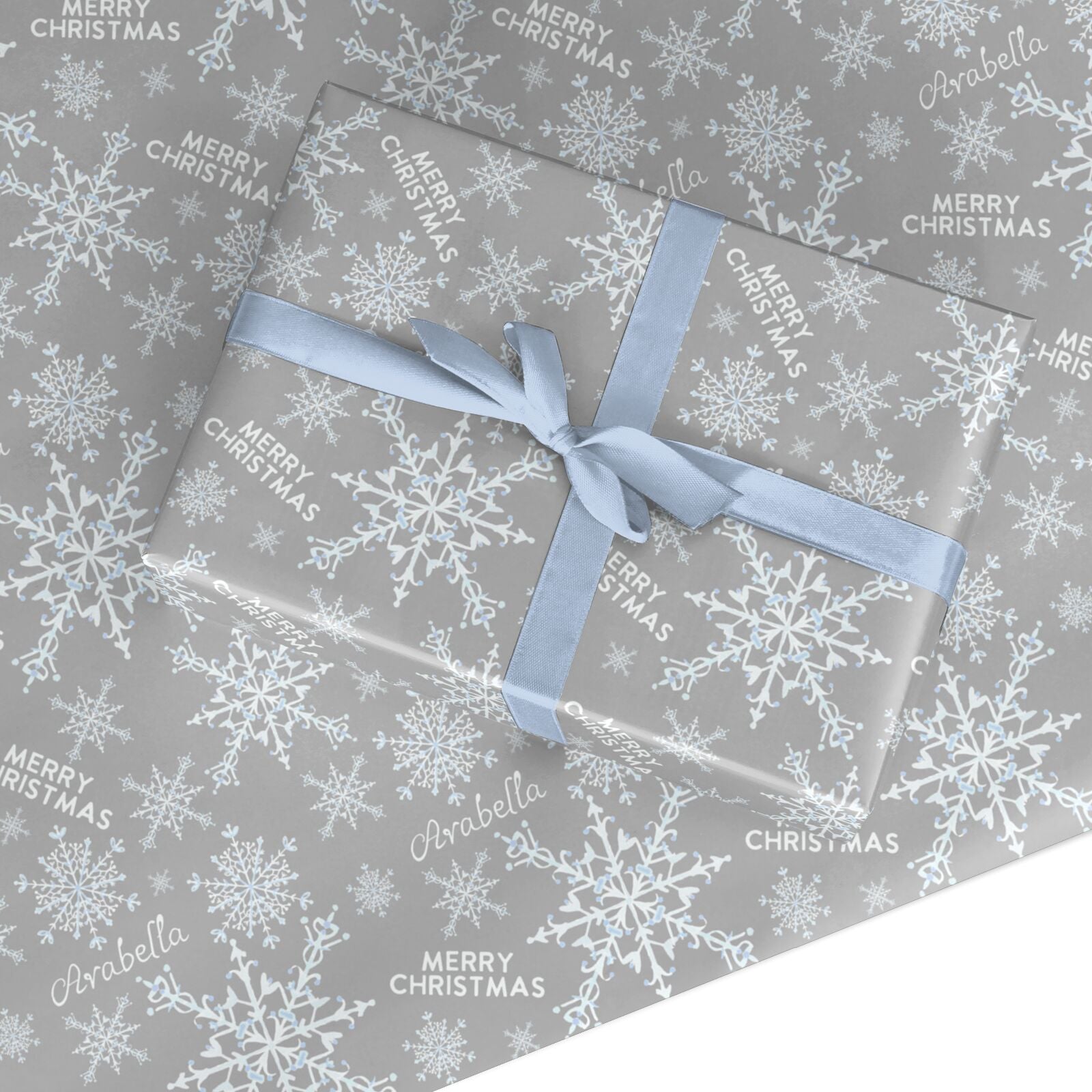 Personalised Snowflake Wrapping Paper – Dyefor