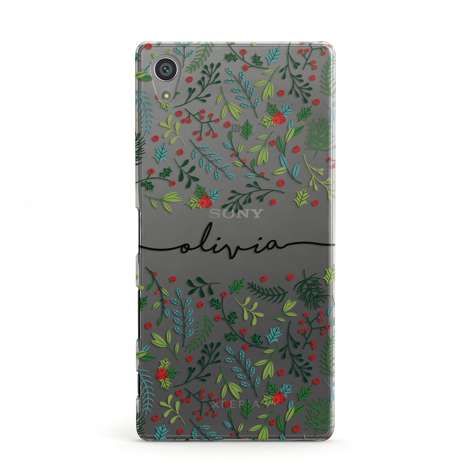 Personalised Winter Floral Sony Case – Dyefor