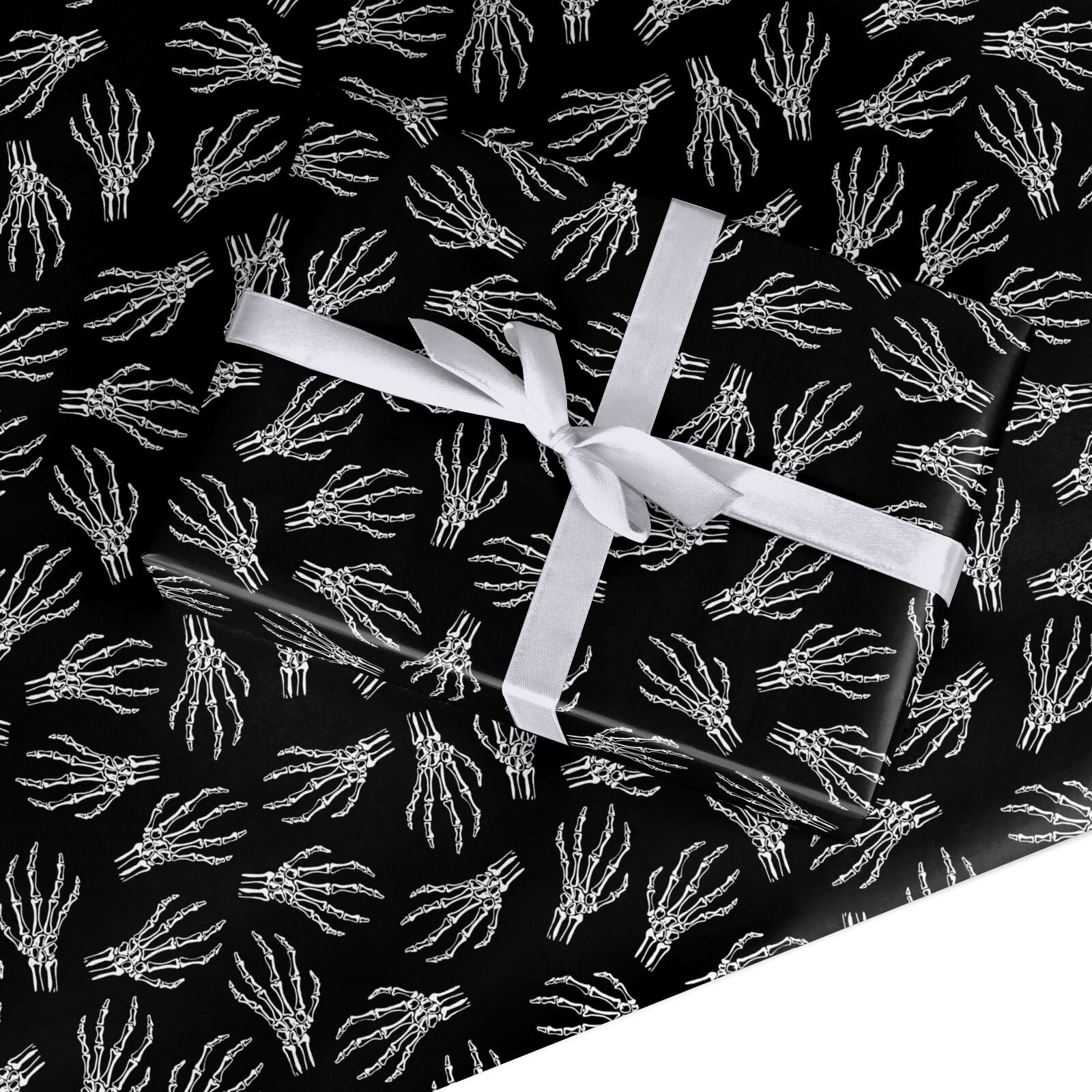 Skeleton Hands Wrapping Paper – Dyefor