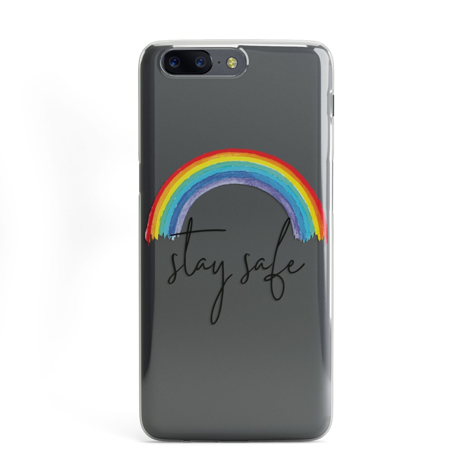 Stay Safe Rainbow OnePlus Case – Dyefor