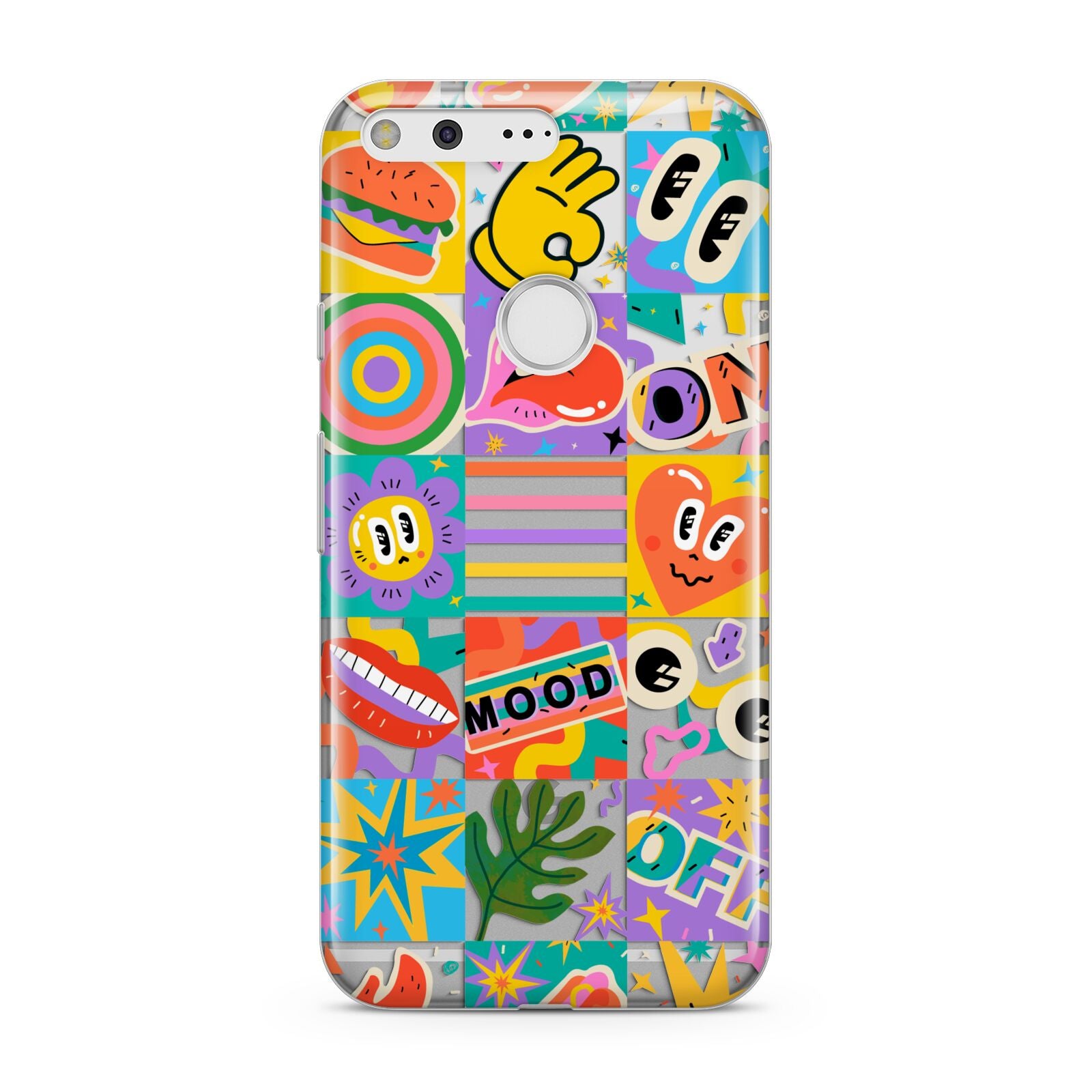 Sticker Grid Google Case – Dyefor