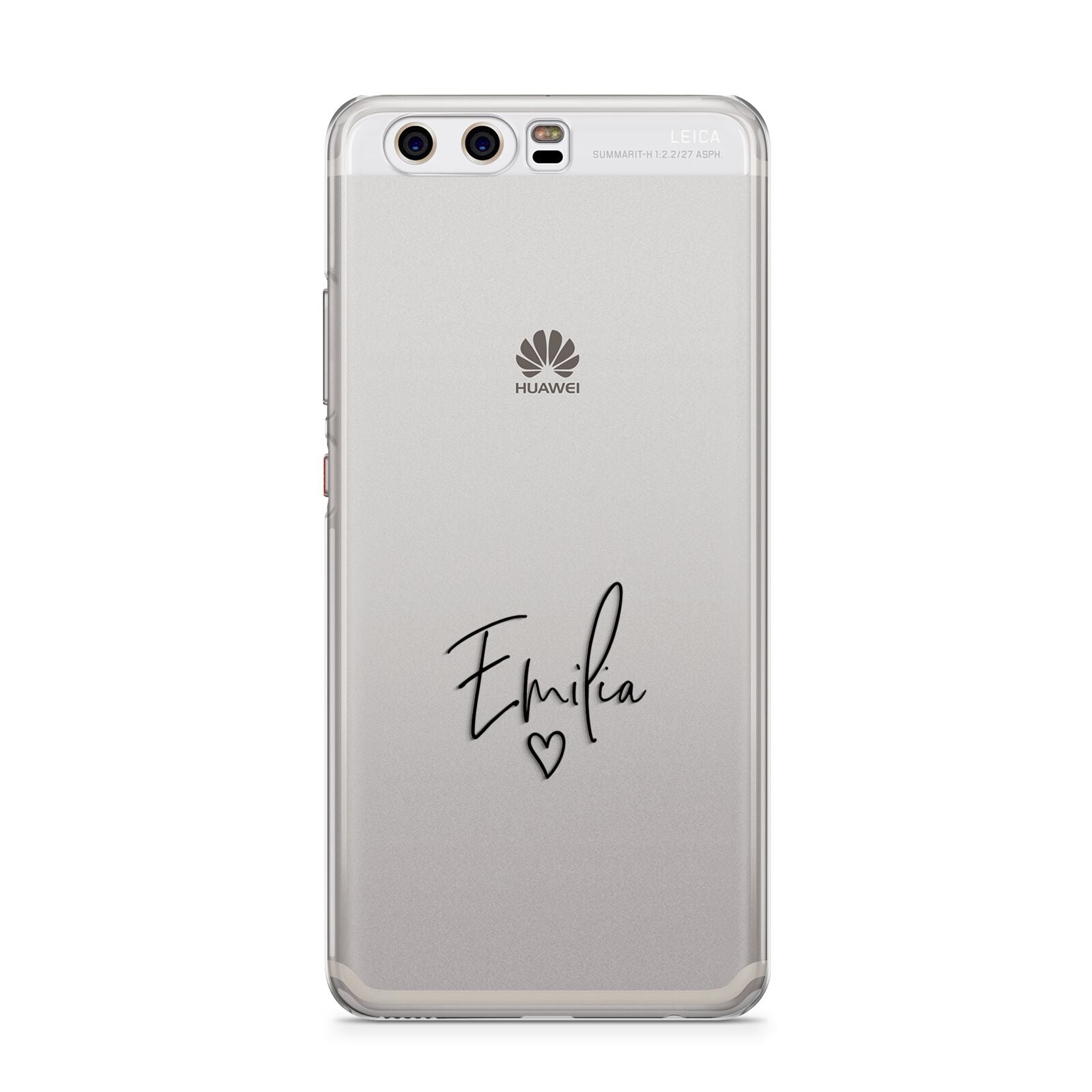 Transparent Black Handwritten Name Huawei Case – Dyefor