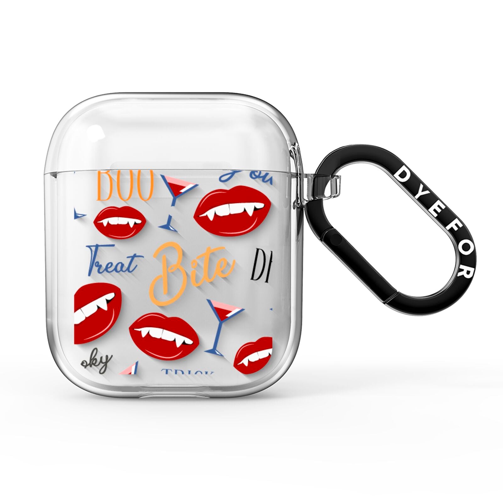Vampire Illustrations and Catchphrases AirPods Case – Dyefor