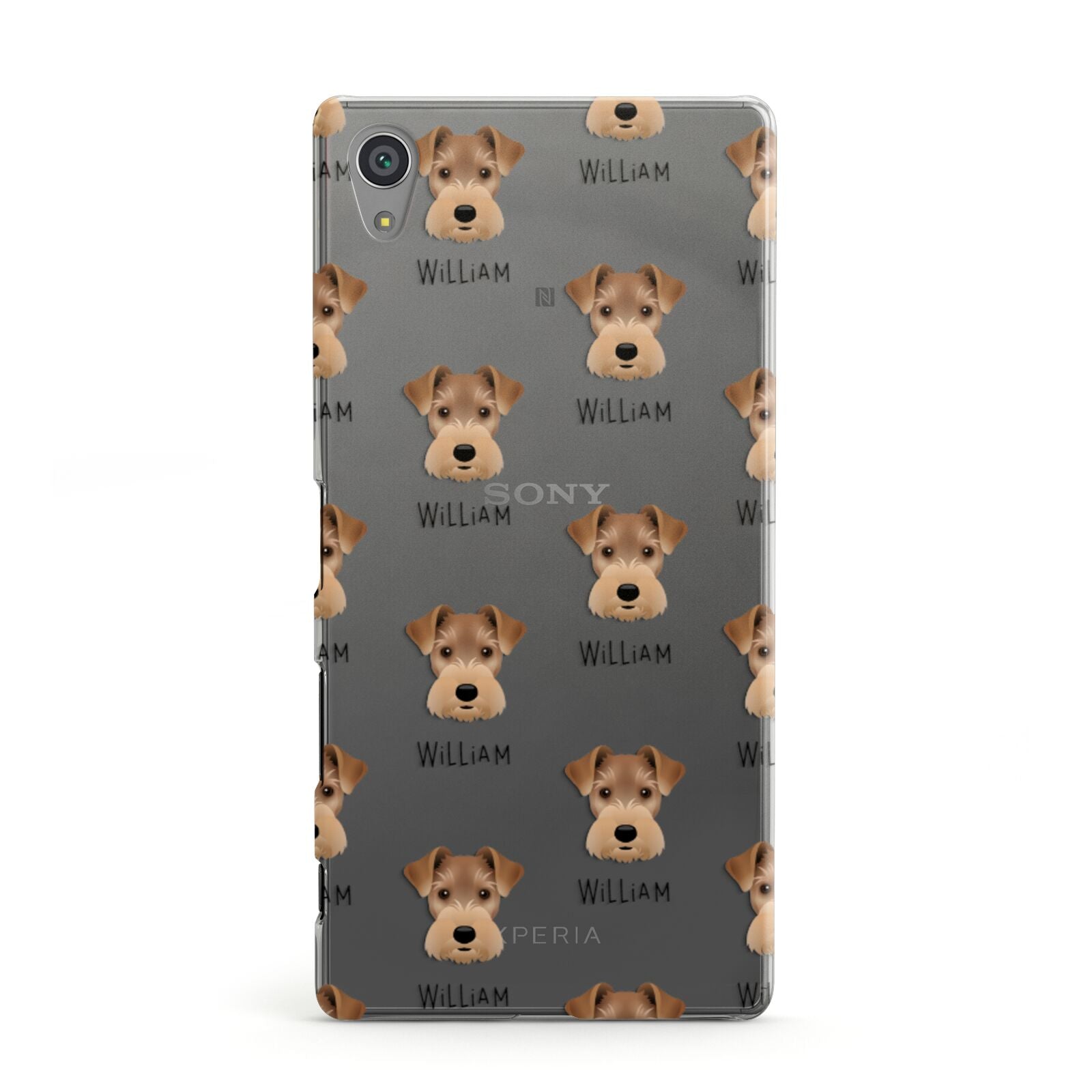 Welsh Terrier Icon with Name Sony Case – Dyefor