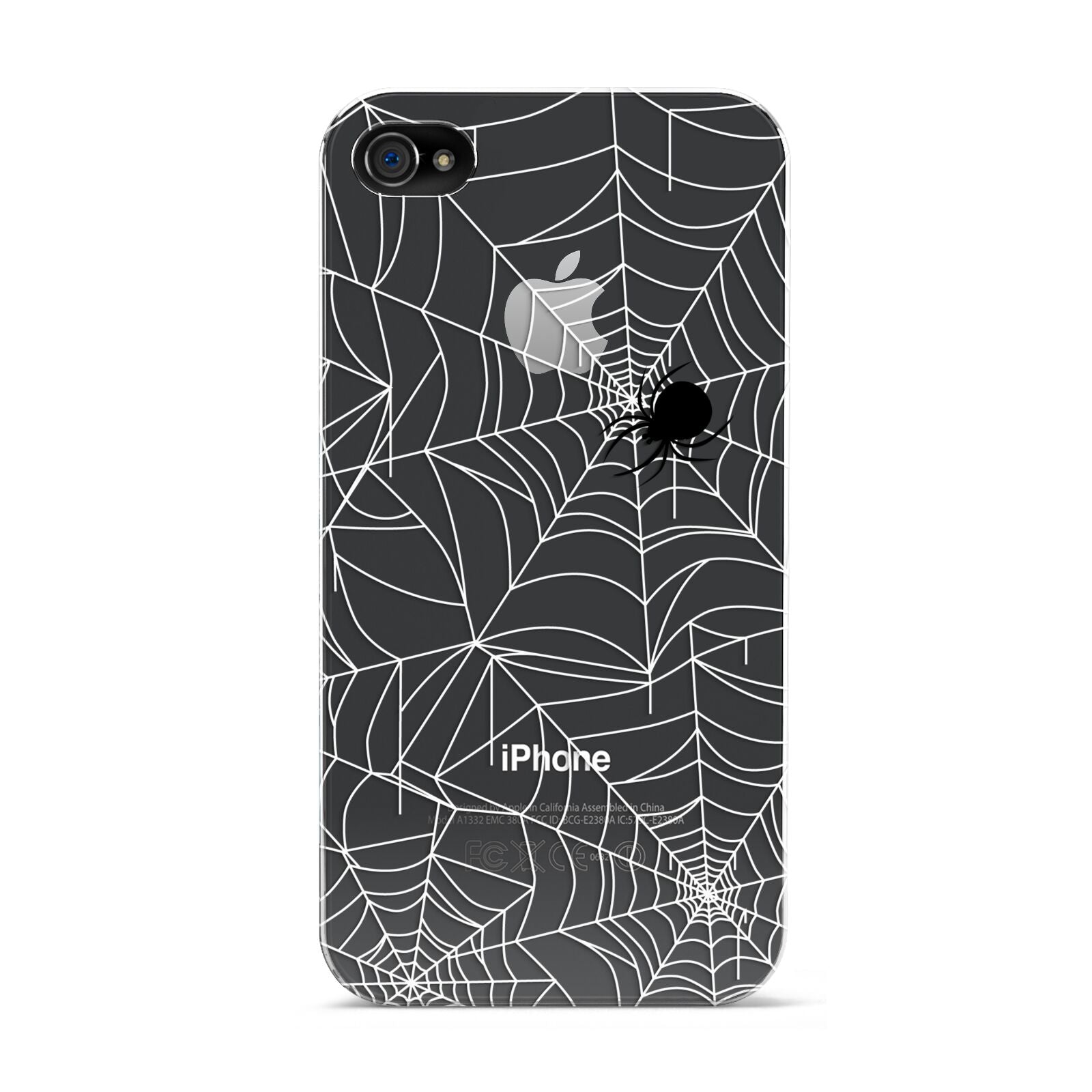 White Cobwebs with Transparent Background iPhone Case – Dyefor