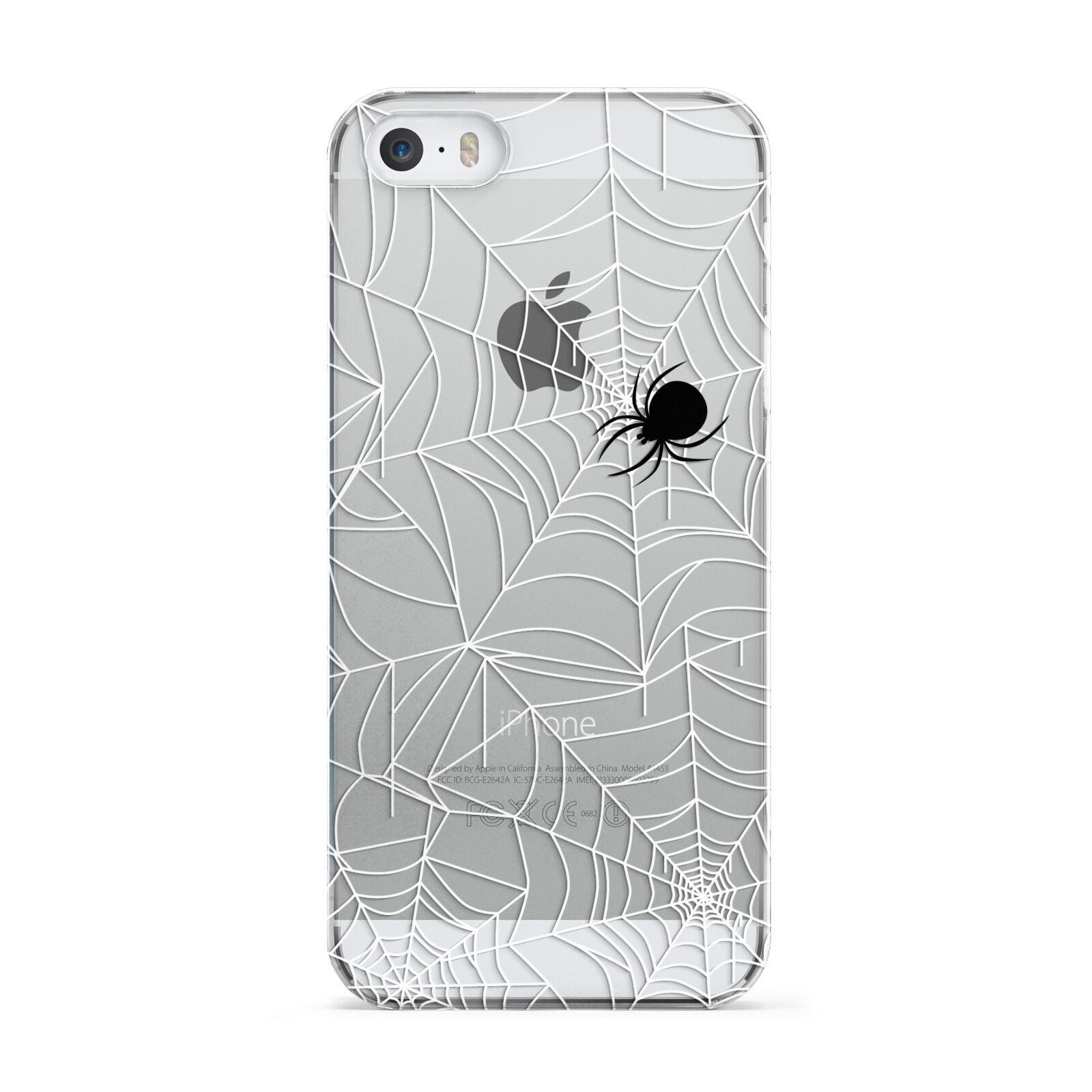 White Cobwebs with Transparent Background iPhone Case – Dyefor