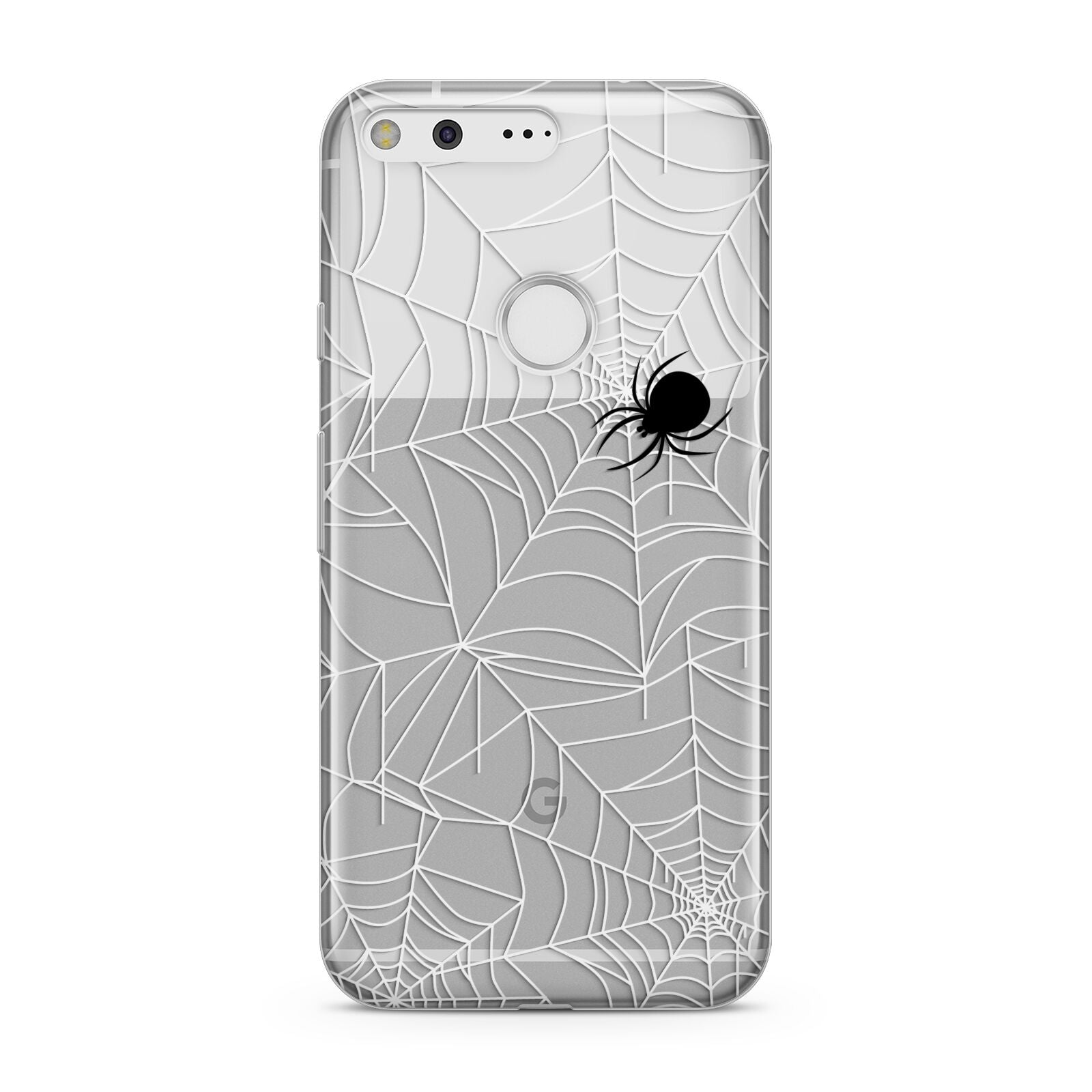 White Cobwebs with Transparent Background Google Case – Dyefor